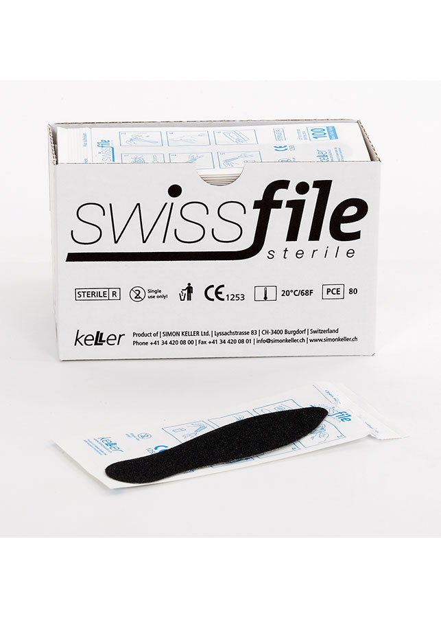 Abrasive grit - Self Adhesive - Single Packed, Sterile, For Inox File ...